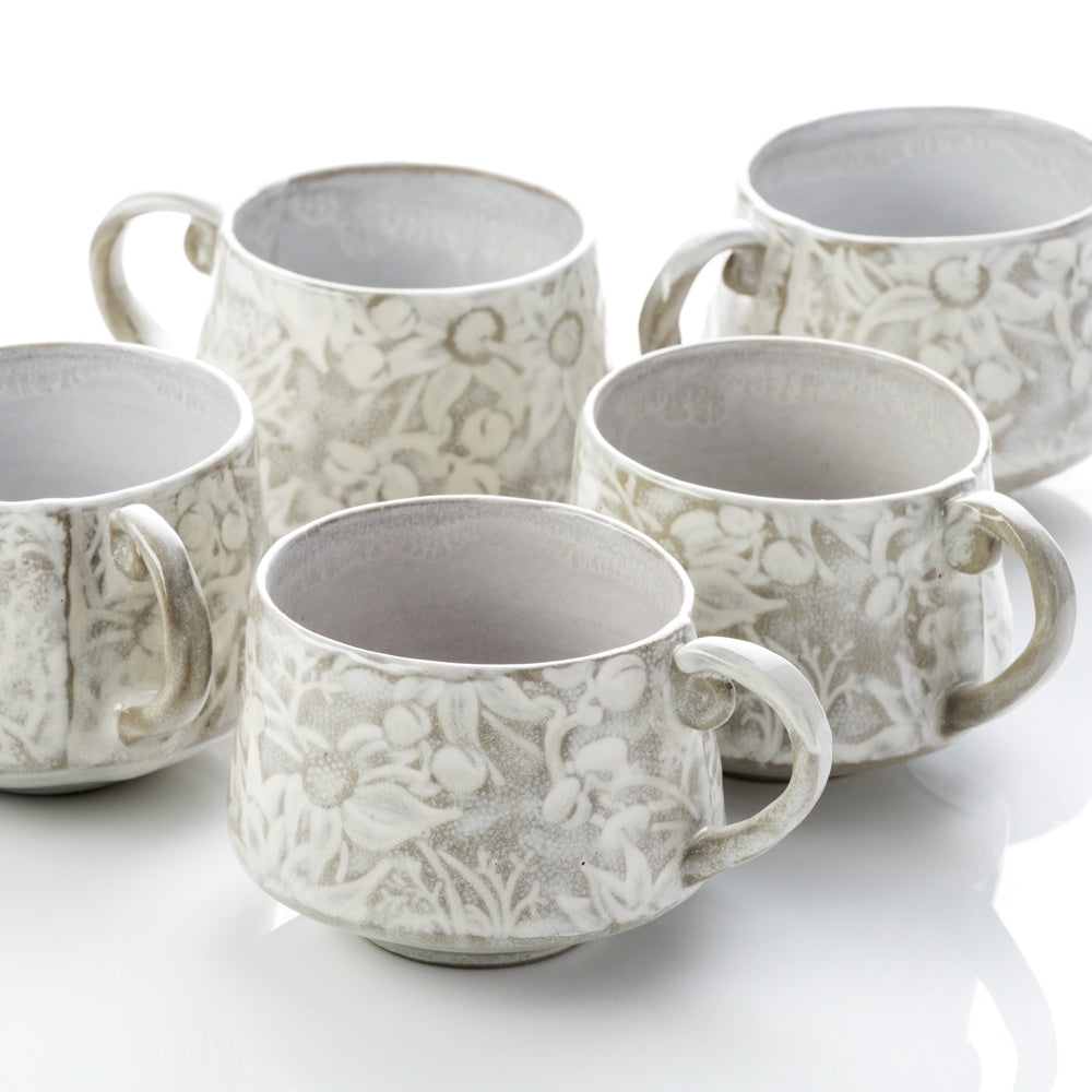 Flannel Flower Cups – Living Clay Australia